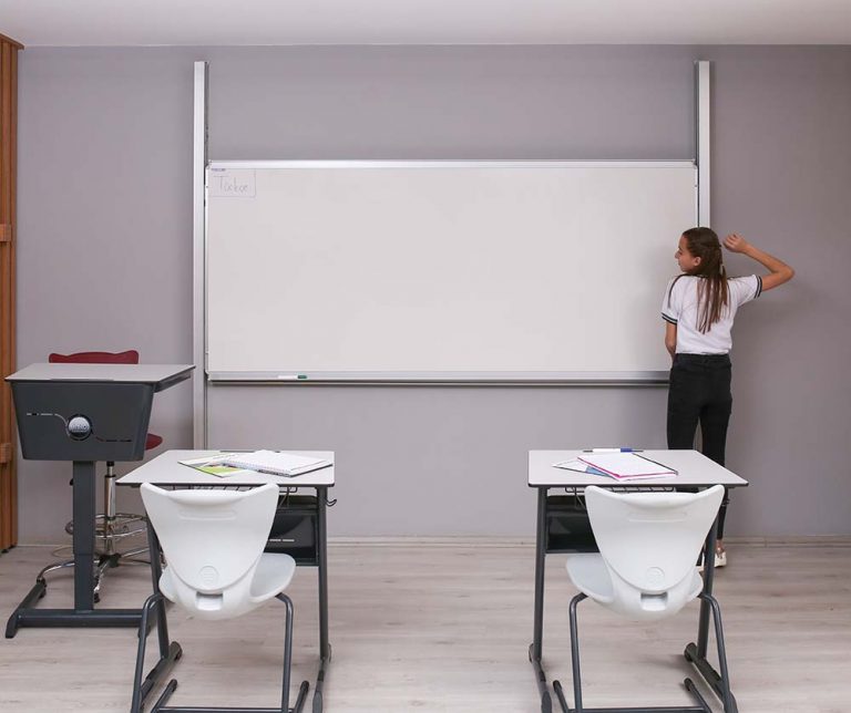 Vertical Double Sliding Writing Board – Emko Education Solutions