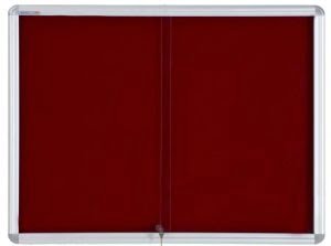 Glass Showcase With Inner Pinboard Surface – Emko Education Solutions